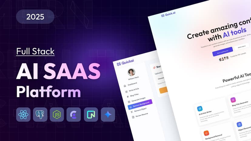 Full Stack Web Development Projects with source code - GreatStack